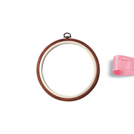 Cross Stitch Frame (Round – 12 cm) – Hobbyware Shop