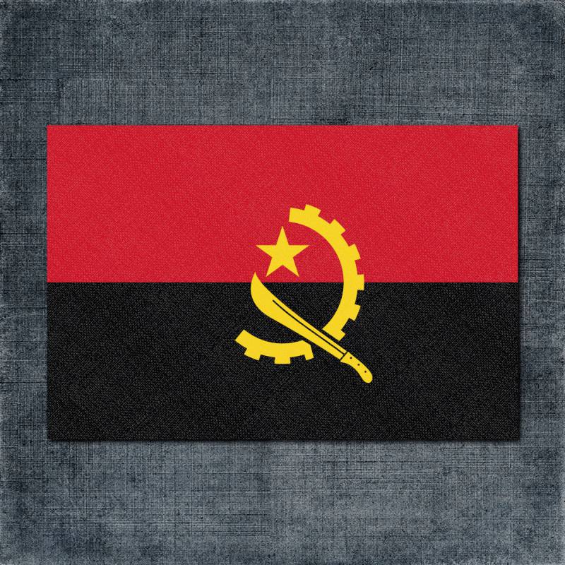 Angola Flag Back Patch, Angola National Flag Big Back Patch – Hobbyware ...
