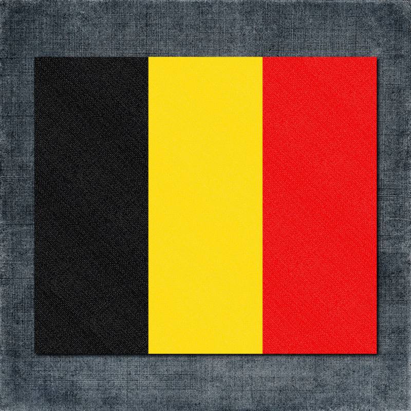 Belgium Flag Back Patch, Belgium National Flag Big Back Patch ...