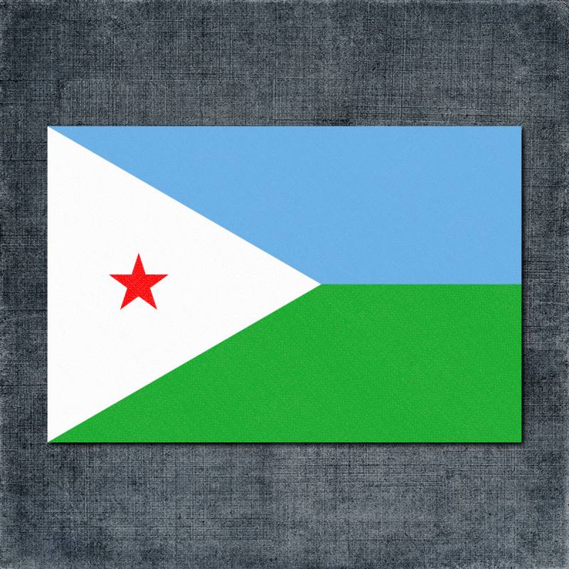 Djibouti Flag Back Patch, Djibouti National Flag Big Back Patch – Hobbyware Shop