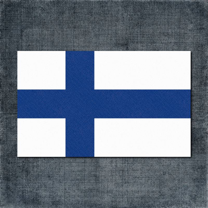 Finland Flag Back Patch, Finland National Flag Big Back Patch ...