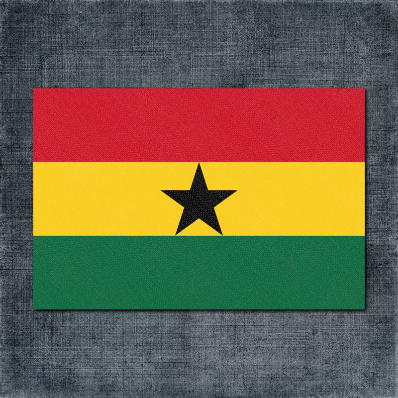 Ghana Flag Back Patch, Ghana National Flag Big Back Patch – Hobbyware Shop