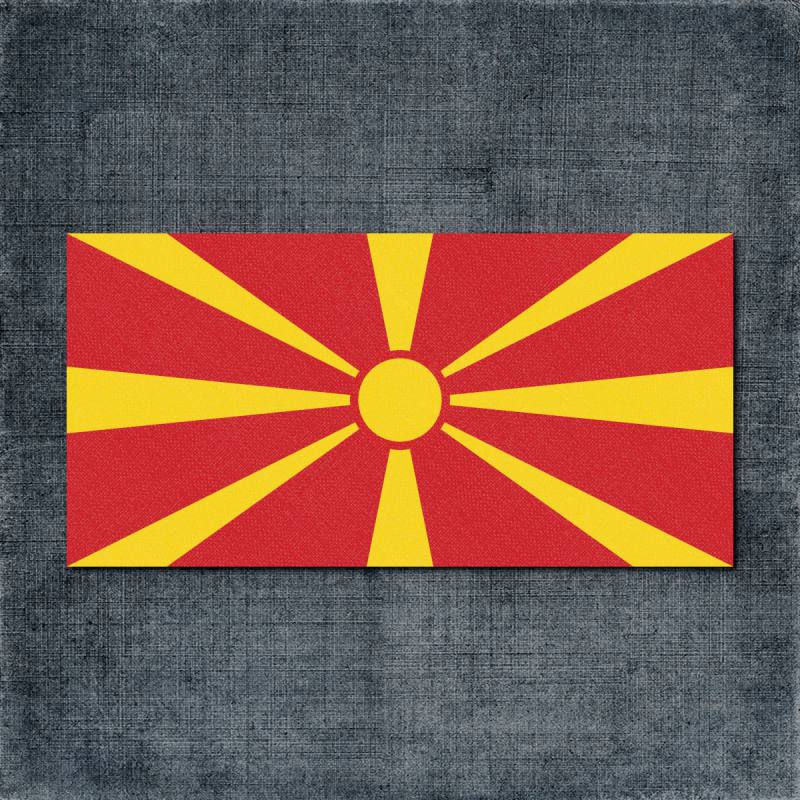 Macedonia Flag Back Patch, Macedonia National Flag Big Back Patch – Hobbyware Shop