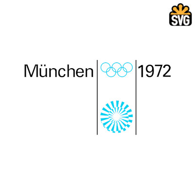 1972 Summer Olympics Logo SVG Digital Download, 1972 Summer Olympics ...