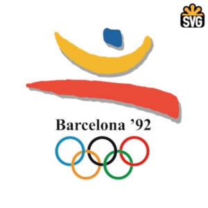 1992 Summer Olympic Games in Barcelona Logo SVG Digital Download, 1992 ...