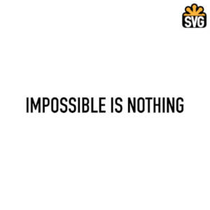 Adidas Impossible is Nothing Logo SVG Digital Download, Adidas ...