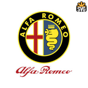 Alfa Romeo Logo SVG Digital Download, Alfa Romeo v3 Logo SVG Vector ...
