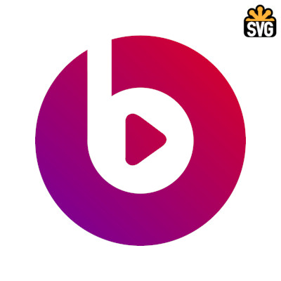 Beats Music Logo SVG Digital Download, Beats Music Logo SVG Vector ...