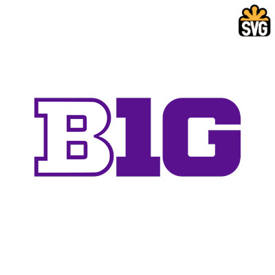 Big Ten Logo SVG Digital Download, Big Ten Logo SVG Vector Download ...