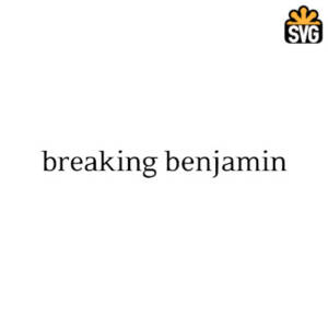 Breaking Benjamin Logo SVG Digital Download, Breaking Benjamin Logo SVG ...