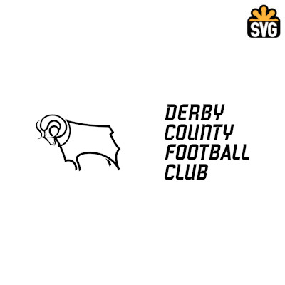 Derby County Football Club Logo SVG Digital Download, Derby County ...