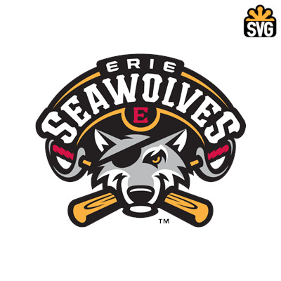 Erie Seawolves Logo SVG Digital Download, Erie Seawolves Logo SVG ...