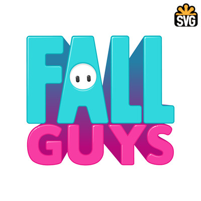Fall Guys Logo SVG Digital Download, Fall Guys Logo SVG Vector Download ...