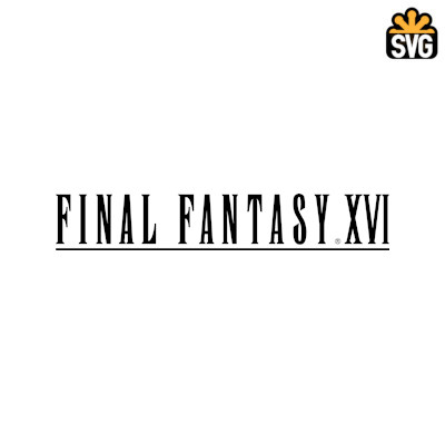 Final Fantasy XVI Logo SVG Digital Download, Final Fantasy XVI Logo SVG ...