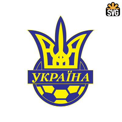 Football Federation of Ukraine Logo SVG Digital Download, Football ...
