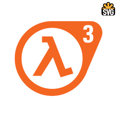 Half-Life 3 Logo SVG Digital Download, Half-Life 3 Logo SVG Vector ...