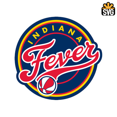 Indiana Fever Logo SVG Digital Download, Indiana Fever Logo SVG Vector ...