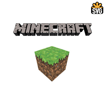 Minecraft Logo SVG Digital Download, Minecraft Logo SVG Vector Download ...