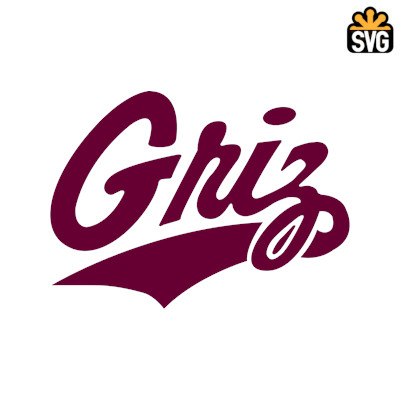 Montana Griz Logo SVG Digital Download, Montana Griz Logo SVG Vector ...