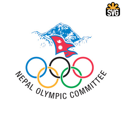 Nepal Olympic Committee Logo SVG Digital Download, Nepal Olympic ...