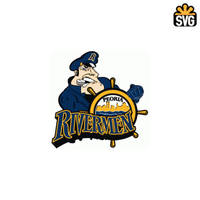 Peoria Rivermen Logo SVG Digital Download, Peoria Rivermen Logo SVG ...