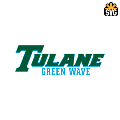 Tulane Green Wave Logo SVG Digital Download, Tulane Green Wave v3 Logo ...