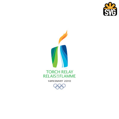 Winter Olympics 2010 Torch Relay Logo SVG Digital Download, Winter ...