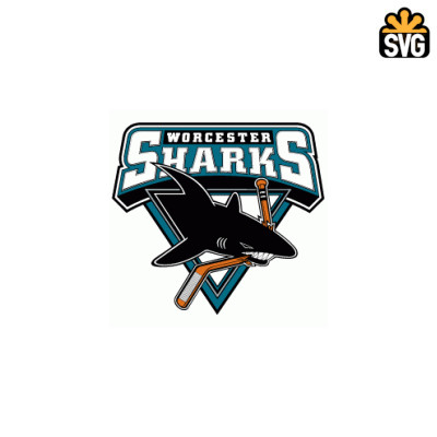 Worcester Sharks Logo SVG Digital Download, Worcester Sharks Logo SVG ...