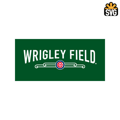 Wrigley Field Logo SVG Digital Download, Wrigley Field Logo SVG Vector ...
