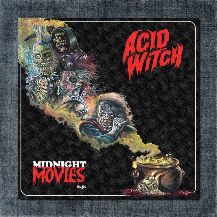 Acid Witch Back Patch, Acid Witch – Stoned Big Back Patch – Hobbyware Shop