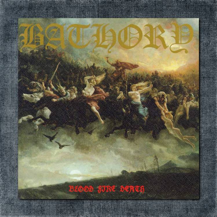 Bathory Back Patch, Bathory – Blood Fire Death Big Back Patch ...