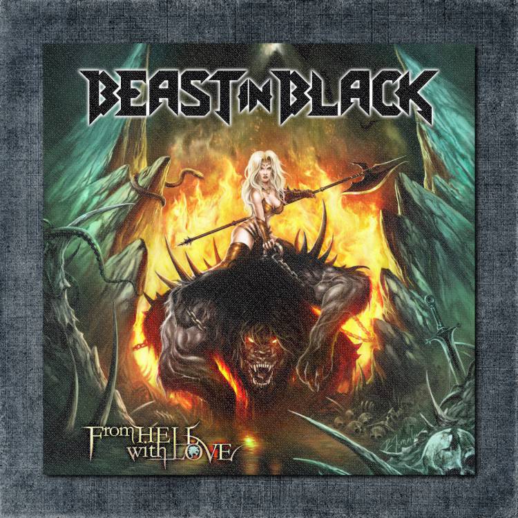 Beast In Black Back Patch, Beast In Black – From Hell With Love Big Back Patch – Hobbyware Shop