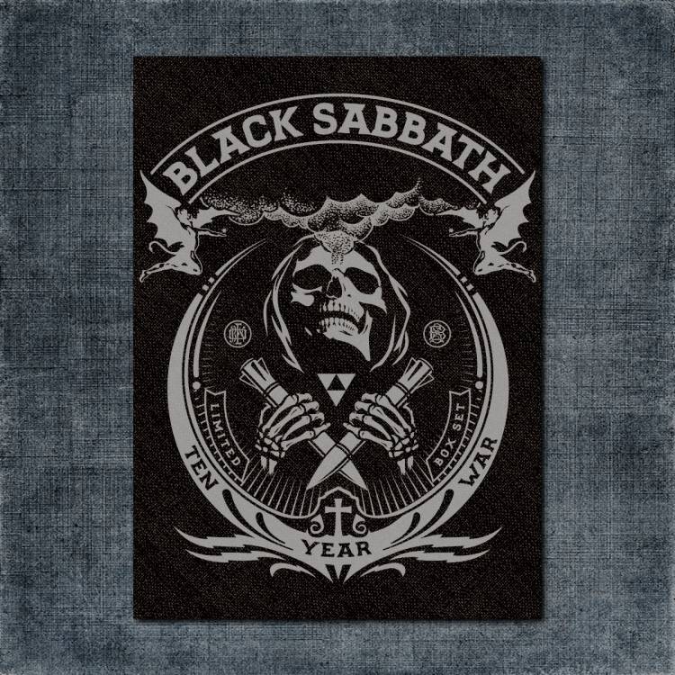 Black Sabbath Back Patch, Black Sabbath – Ten Year War Big Back Patch ...