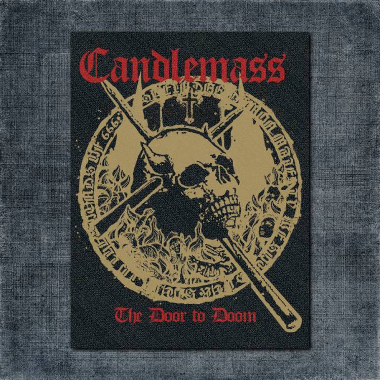 Candlemass Back Patch, Candlemass – The Door To Doom Big Back Patch ...