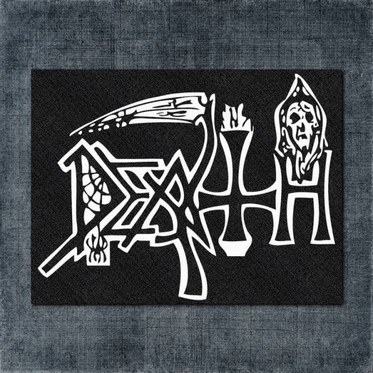 Death Logo Back Patch, Death Logo Big Back Patch – Hobbyware Shop