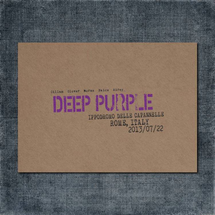 Deep Purple Back Patch, Deep Purple – Live In Rome 2013 Big Back Patch ...