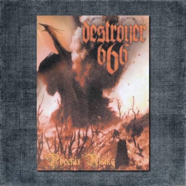 Deströyer 666 Back Patch, Deströyer 666 – Phoenix Rising Big Back Patch ...