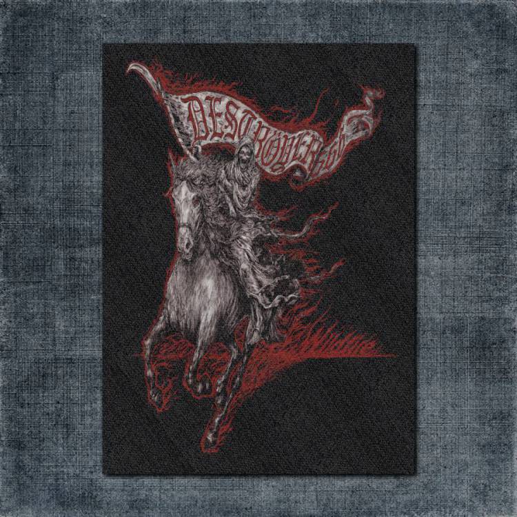 Deströyer 666 Back Patch, Deströyer 666 – Wildfire Big Back Patch – Hobbyware Shop