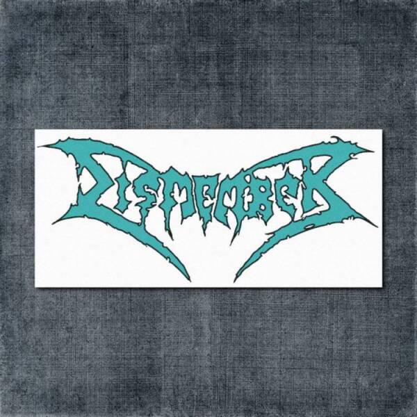 Dismember Back Patch, Dismember, Logo v2 White Big Back Patch ...