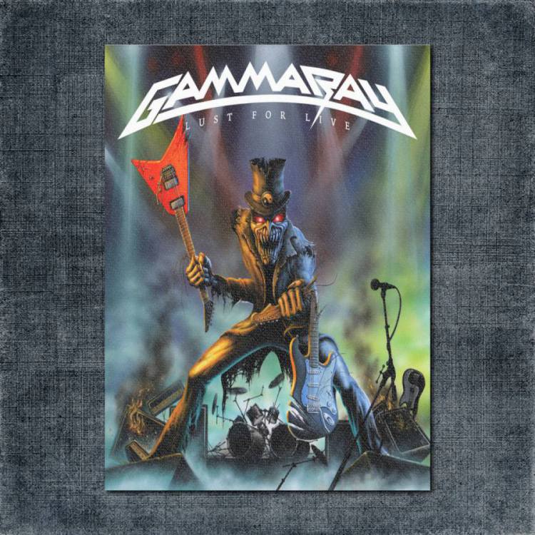Gamma Ray Back Patch, Gamma Ray – Lust For Live Big Back Patch ...