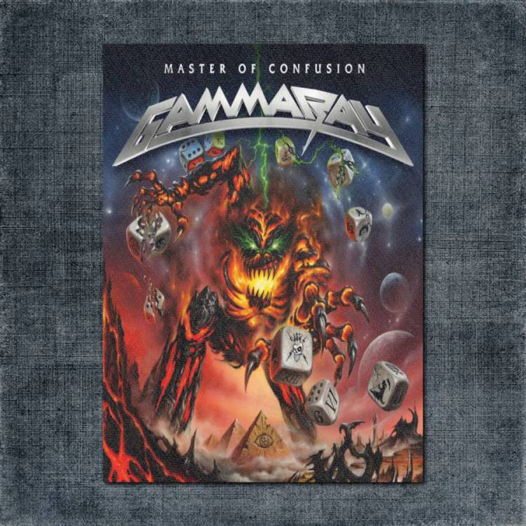 Gamma Ray Back Patch, Gamma Ray – Masters of Confusion Big Back Patch ...