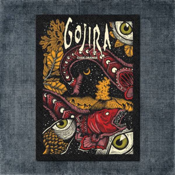 Gojira Back Patch, Gojira Artwork Big Back Patch – Hobbyware Shop