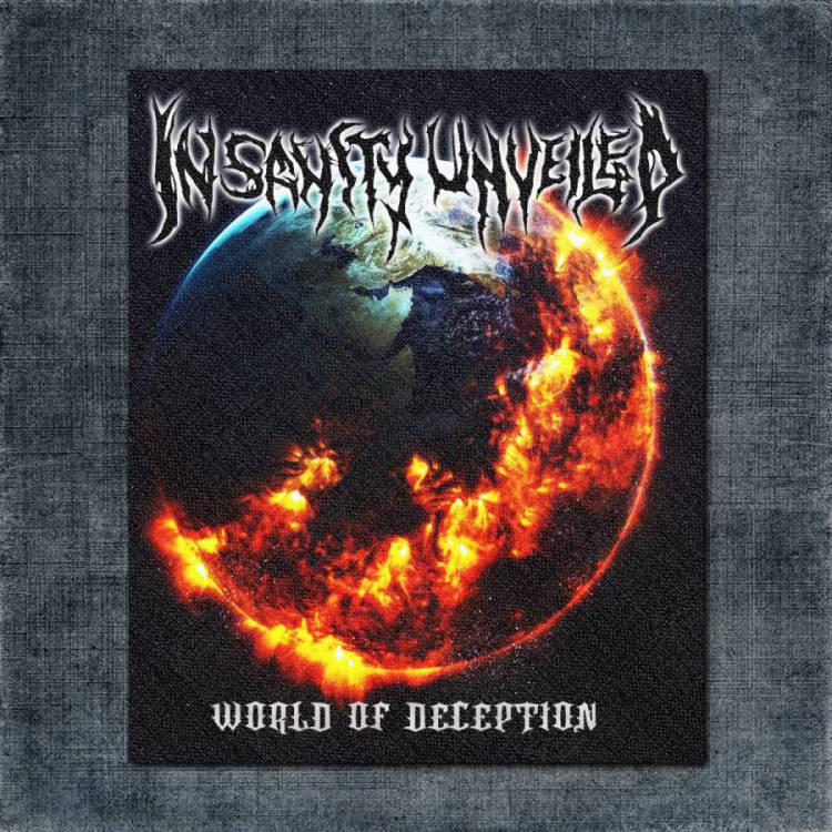 Insanity Unveiled Back Patch, Insanity Unveiled – World Of Deception ...