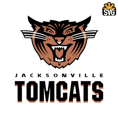 Jacksonville Tomcats Logo SVG Digital Download, Jacksonville Tomcats Logo SVG Vector Download ...