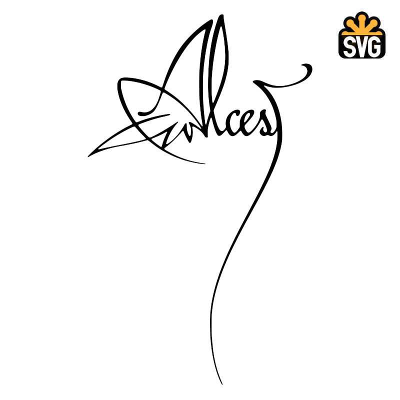 Alcest SVG Digital Download, Alcest Logo SVG Vector Download File ...