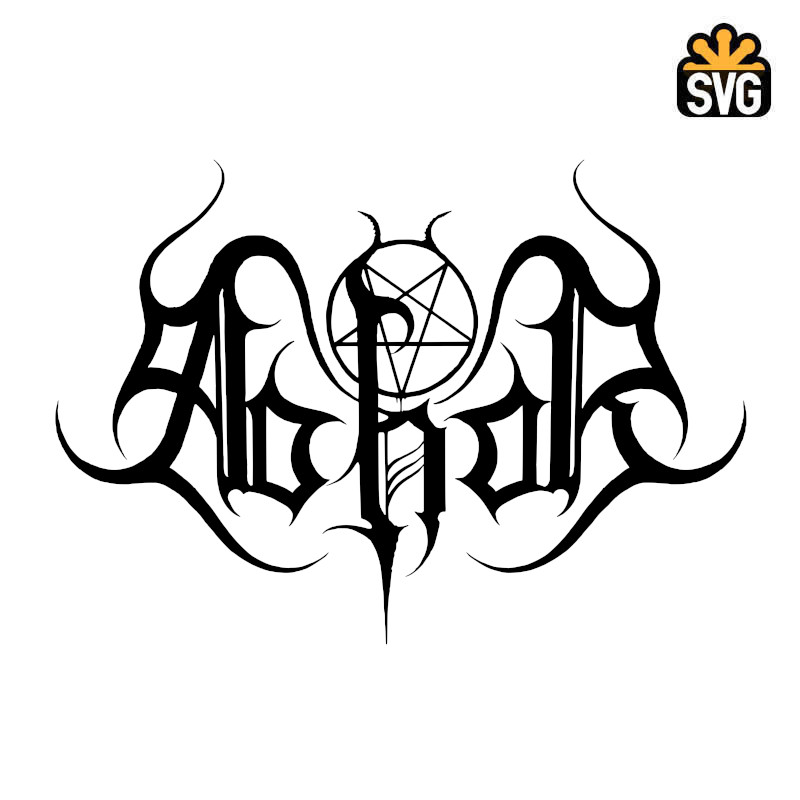 Abhor Band SVG Digital Download, Abhor Logo SVG Vector Download File ...