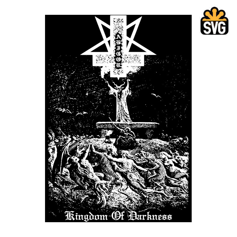 Abigor SVG Digital Download, Abigor Kingdom of Darkness SVG Vector ...