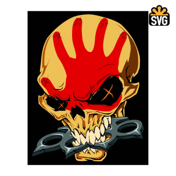 5FDP Logo SVG Digital Download, 5 Finger Death Punch Logo SVG Vector ...