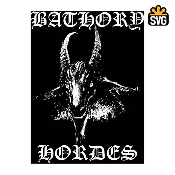 Bathory Logo SVG Digital Download, Bathory Hordes Artwork SVG Vector ...
