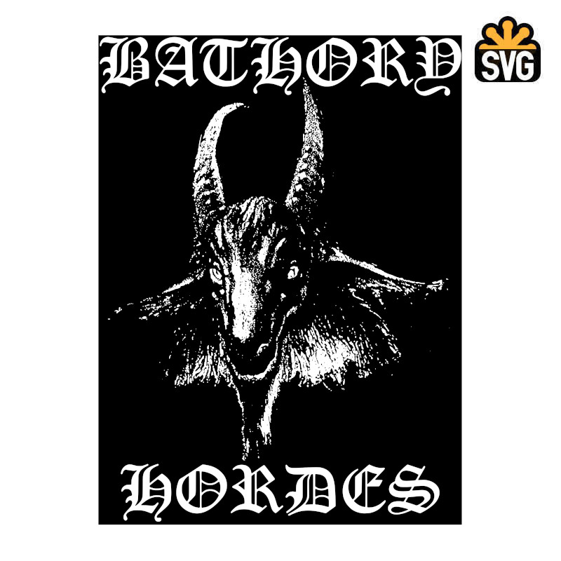 Bathory Logo SVG Digital Download, Bathory Hordes Artwork SVG Vector ...